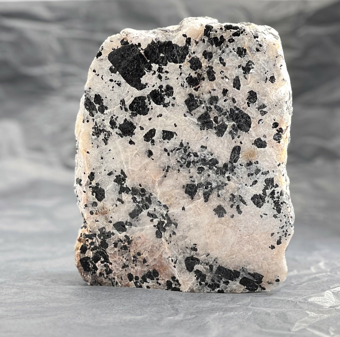 Quartz Tourmaline noire 1 face polie Qualité Extra - Blocs minéraux Brut/Bloc brut avec 1 face ...