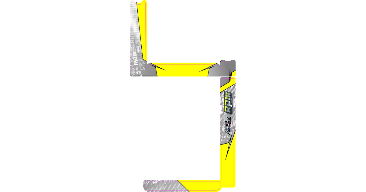 KIT DECO RADIATEUR IAME X30 100% PERSONNALISE - Kit déco & stickers ...