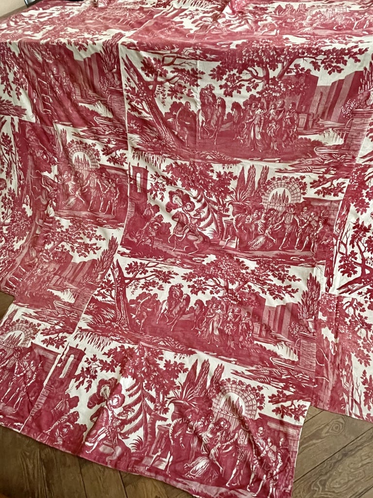 Henri IV - Dessus-de-lit en Toile Imprimée de Nantes - Vers 1805-1820 ...