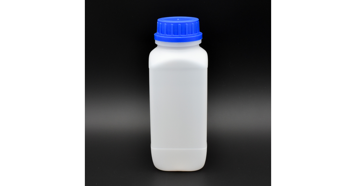 Bidon en plastique PEHD 1l de laboratoire, homologué ONU - blanc ...