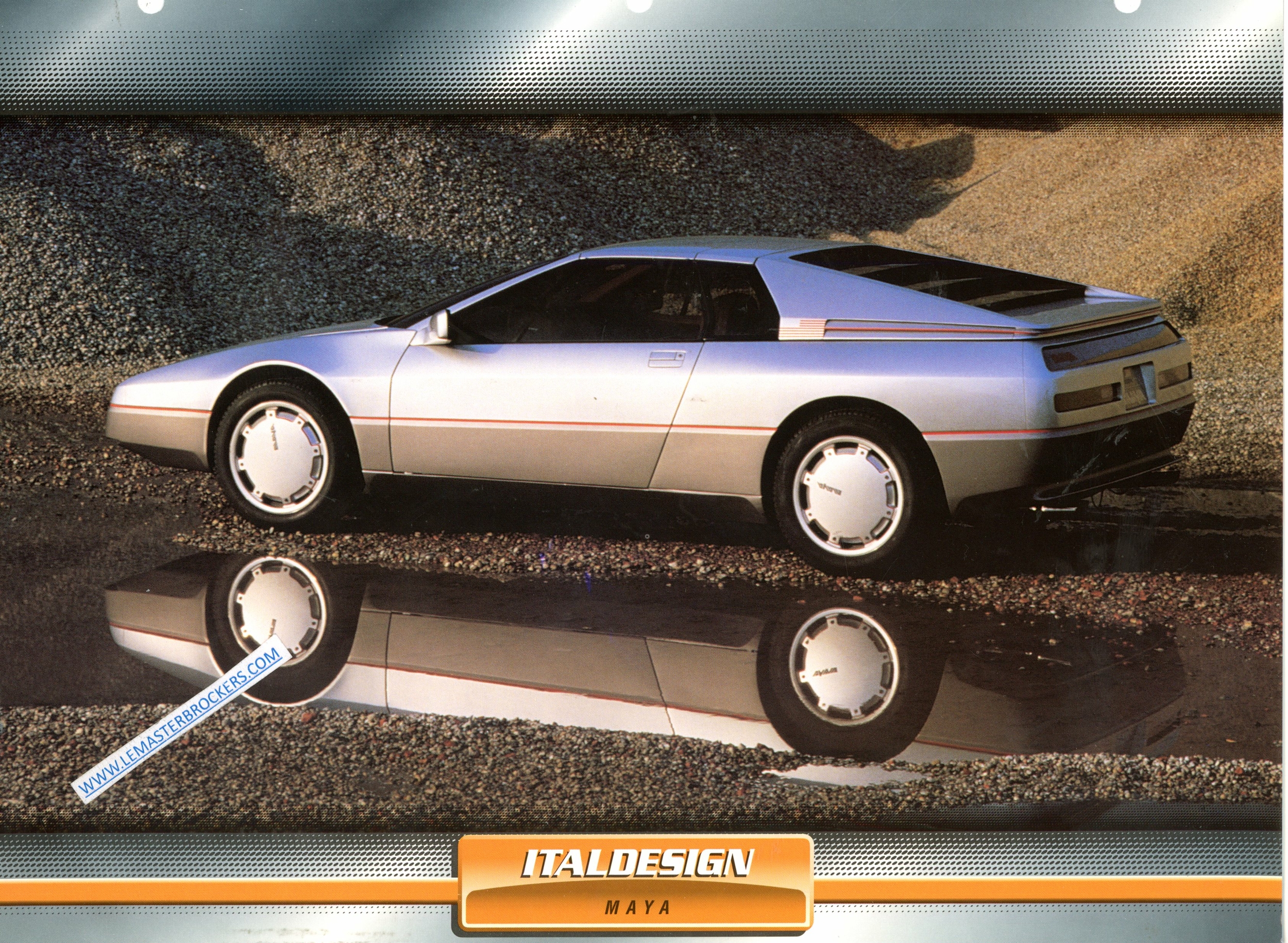 FICHE ITALDESIGN MAYA PROTOTYPE 1984 - FICHES AUTO - LEMASTERBROCKERS
