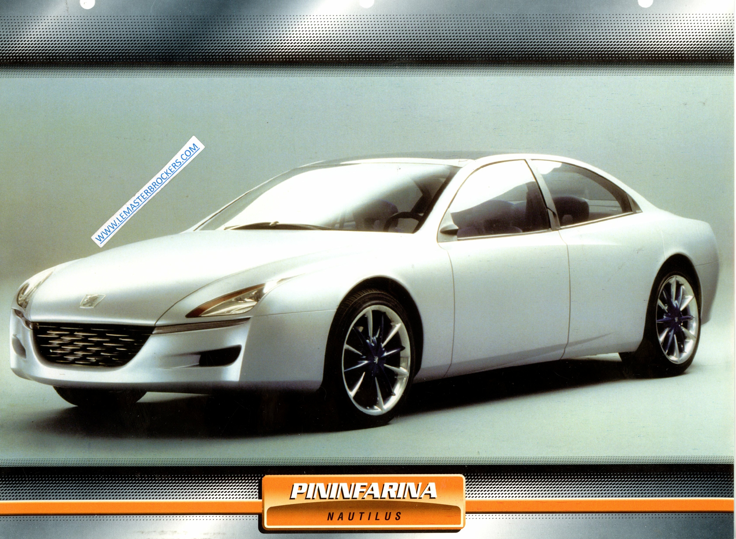 FICHE PINIFARINA NAUTILUS PROTOTYPE 1997 - FICHES AUTO