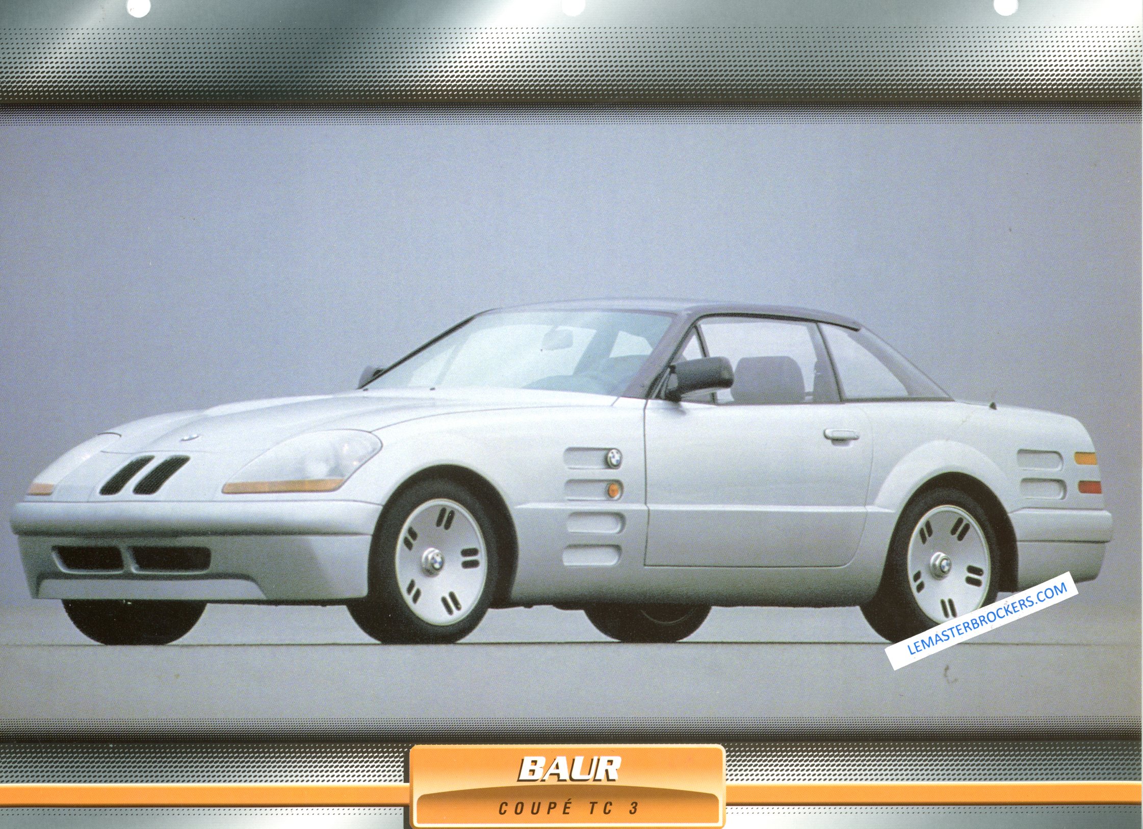 BAUR COUPE TC 3 1987 SUR LA BASE BMW 325i - FICHES AUTO - LEMASTERBROCKERS