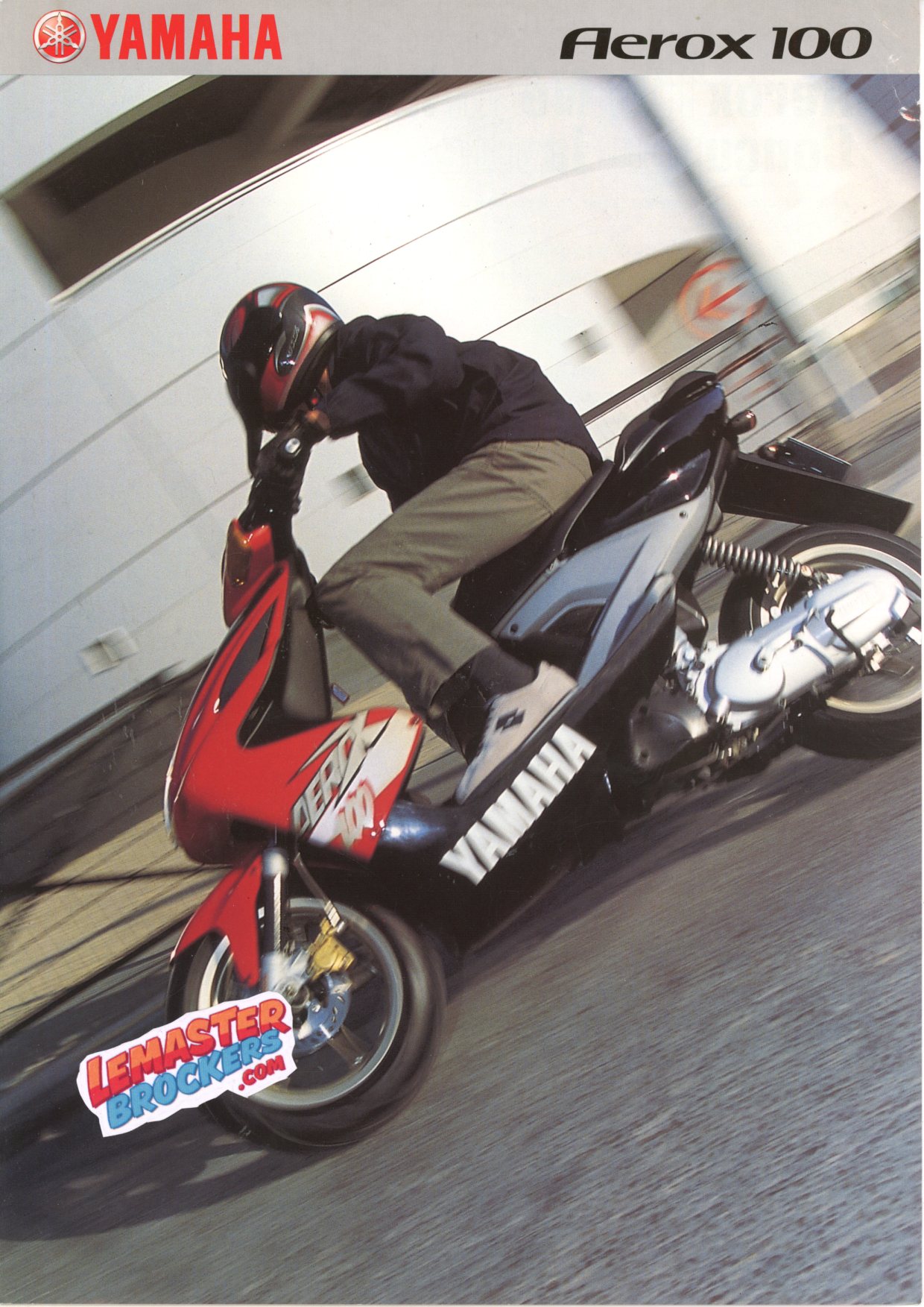 YAMAHA AEROX 100 YQ100 - BROCHURE SCOOTER DE 2001