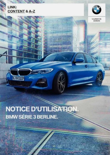 MANUEL DU PROPRIETAIRE BMW SERIE 3 G20