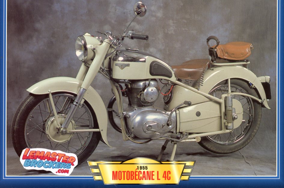FICHE MOTO MOTOBECANE L 4C 1955