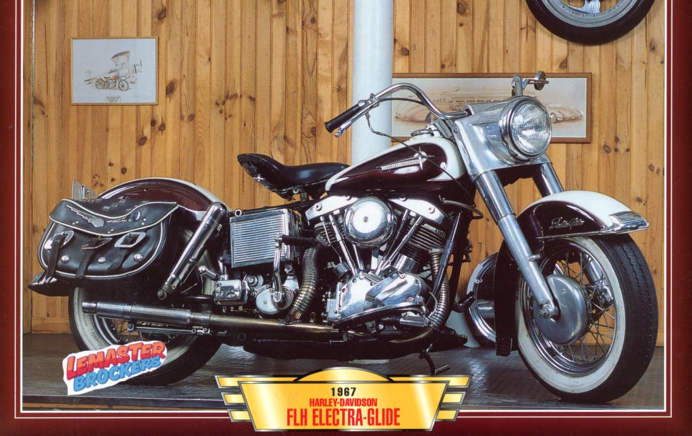 FICHE MOTO HARLEY-DAVIDSON FLH ELECTRA-GLIDE 1967