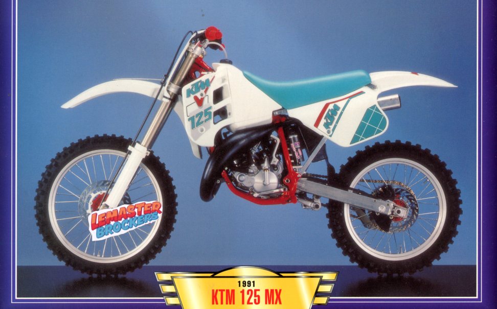 FICHE MOTO KTM 125 MX 2T 1991