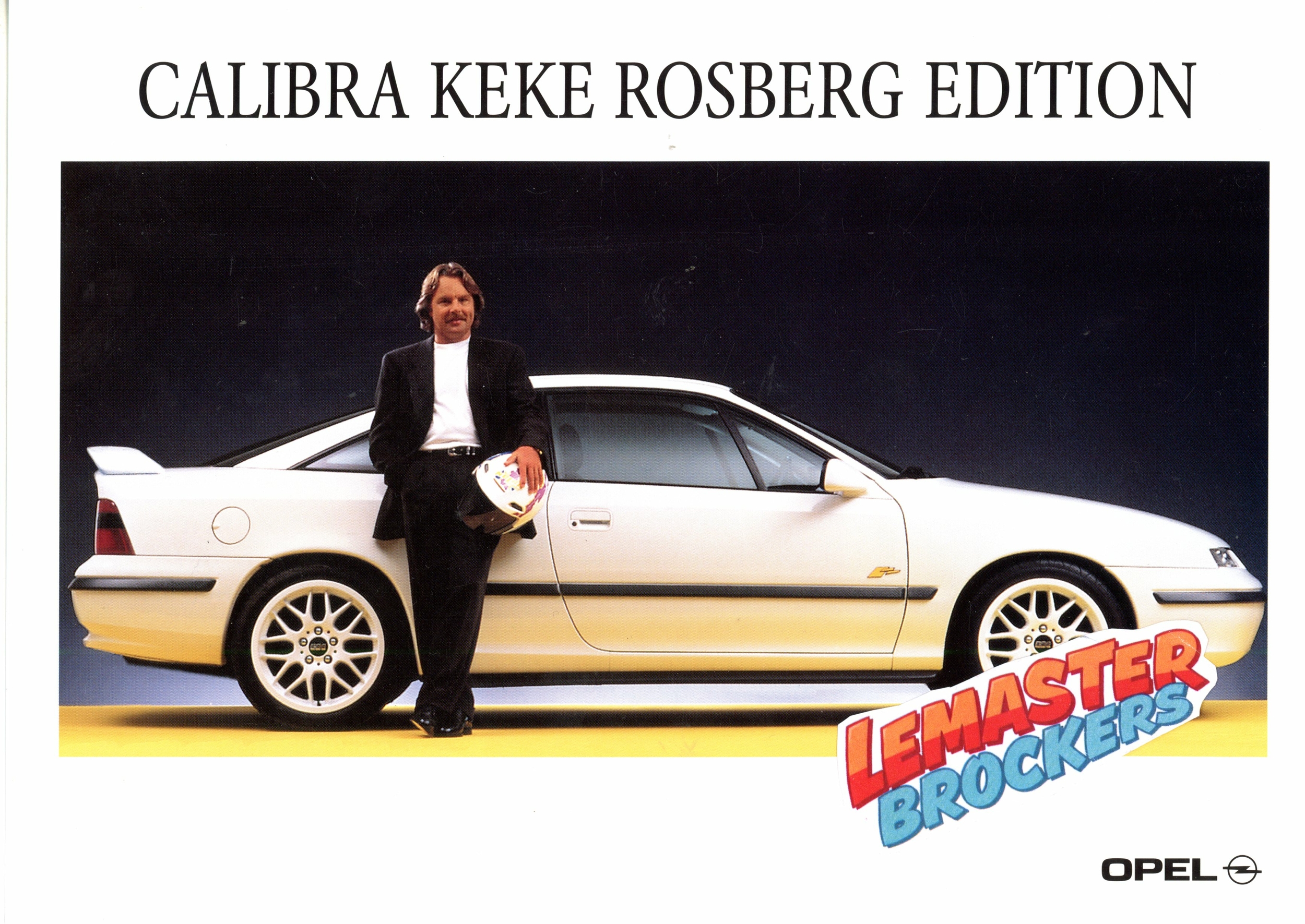 FICHE OPEL CALIBRA KEKE ROSBERG EDITION 1996