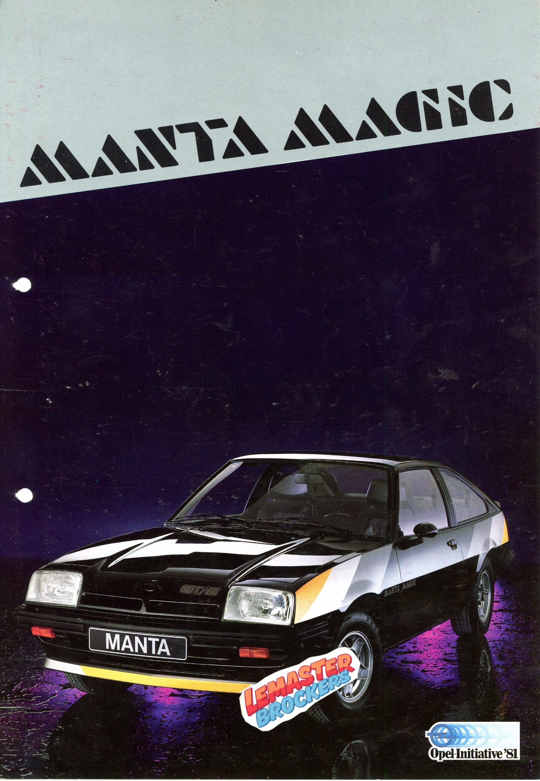 FICHE AUTO OPEL MANTA 2.0 E MAGIC SERIE SPECIAL - BROCHURES AUTO