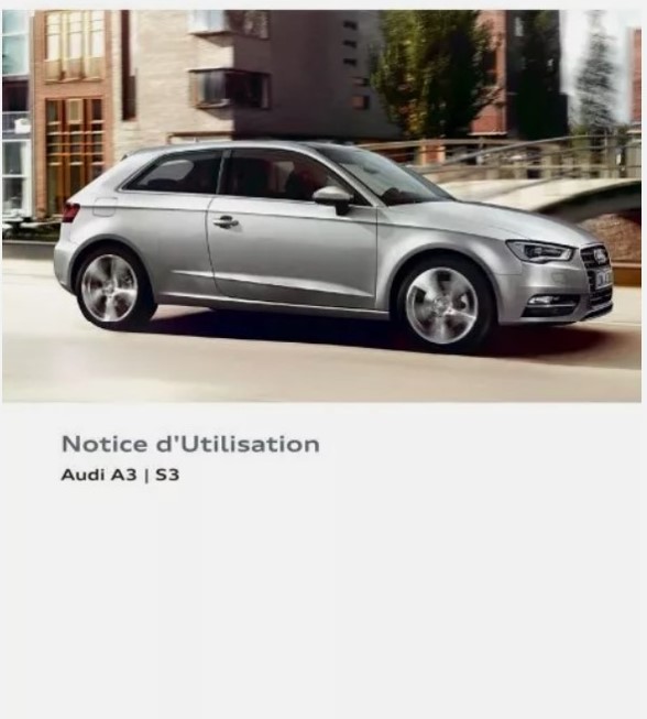 NOTICE AUDI A3 - S3 SPORTBACK