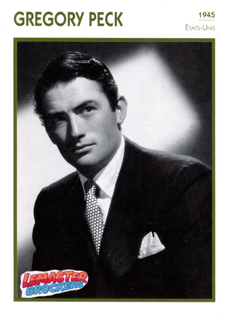 FICHE GREGORY PECK - 1945 - FICHE CINÉMA