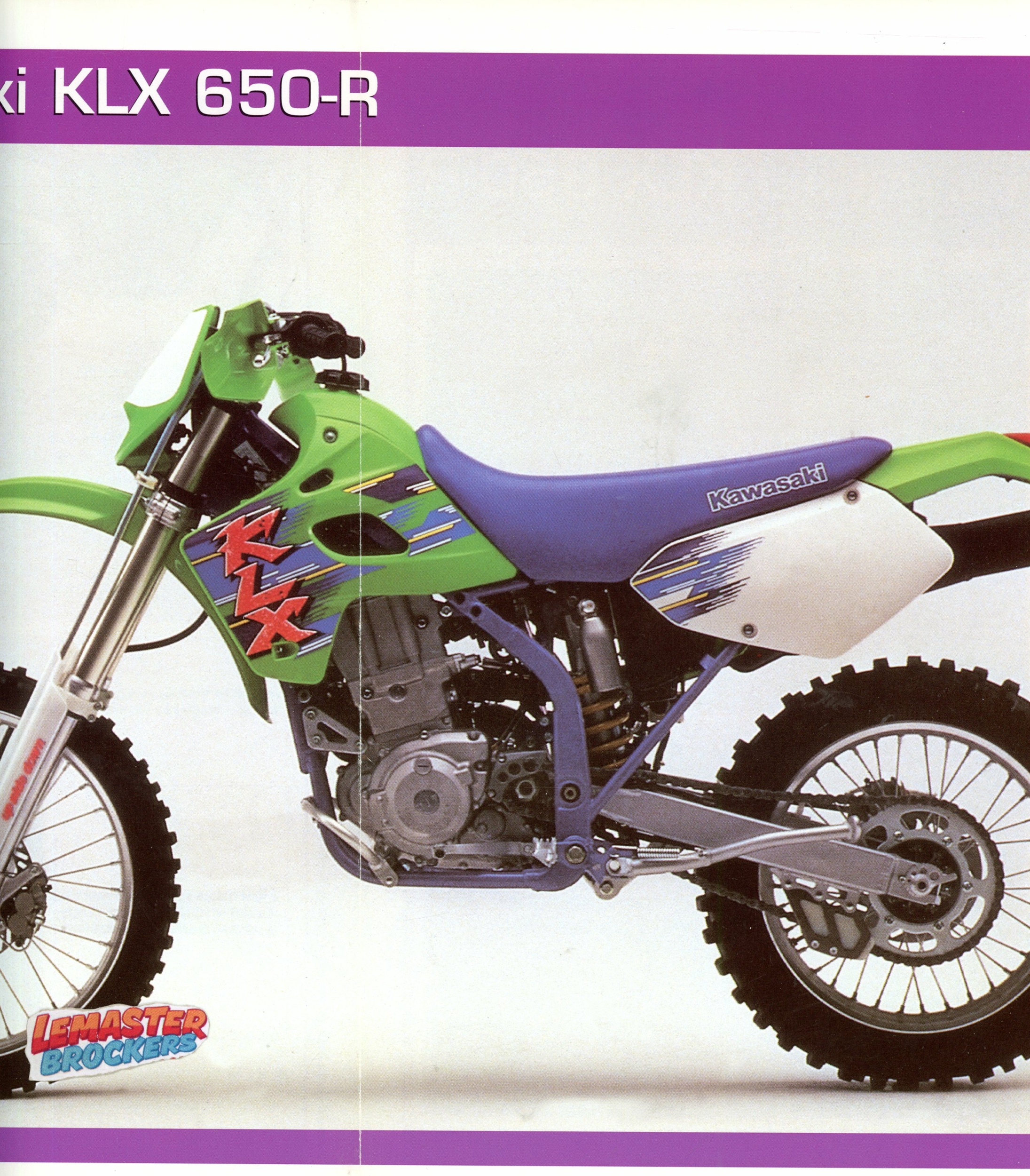 FICHE MOTO KAWASAKI KLX650R