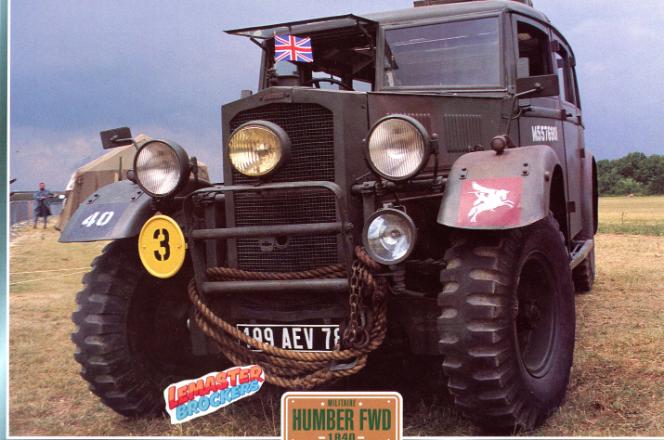 FICHE COLLECTION HUMBER FWD 1940 - FICHES CAMION