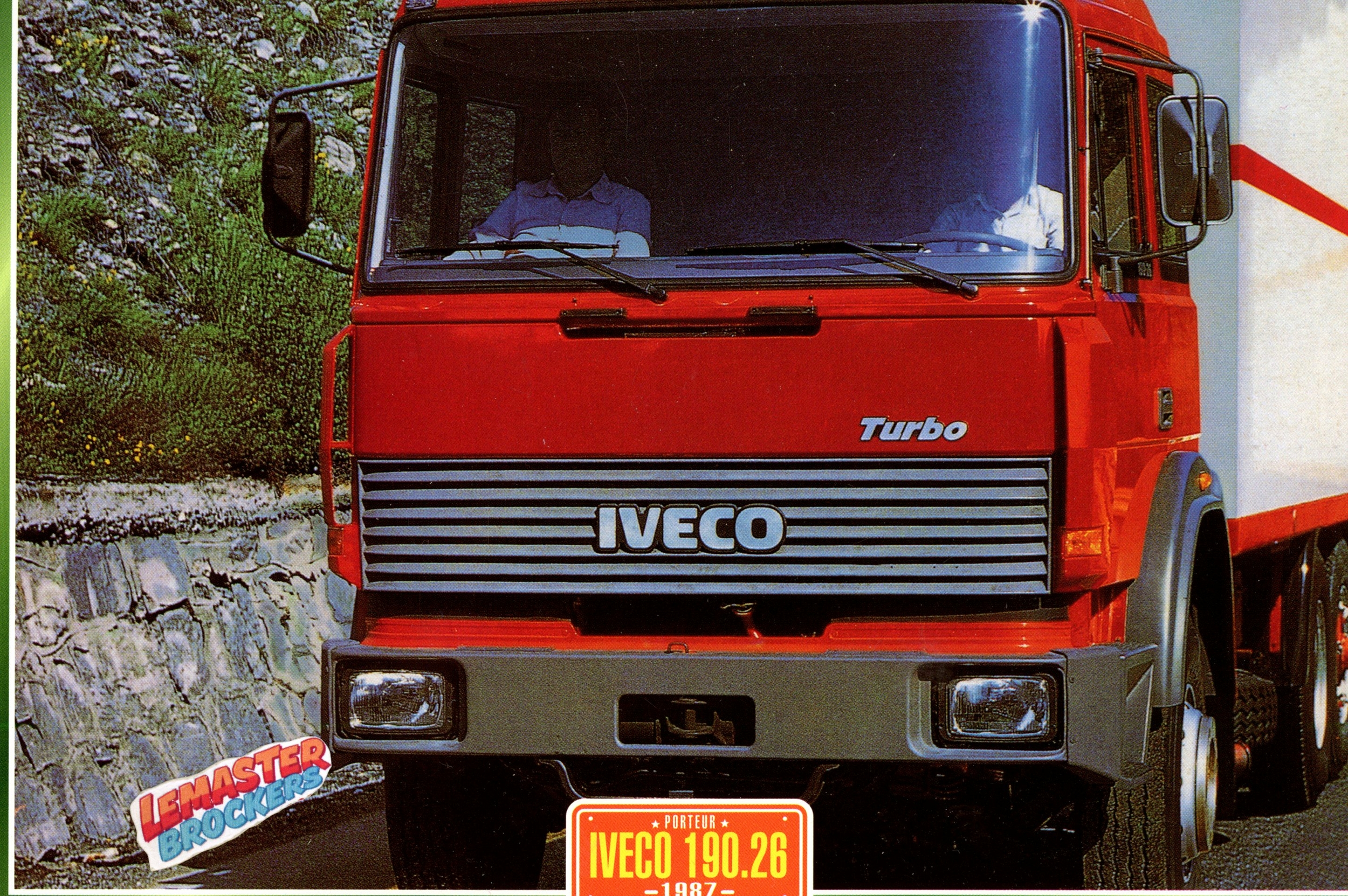 FICHE COLLECTION IVECO 190-26 TRUCK 1987 - FICHES CAMION