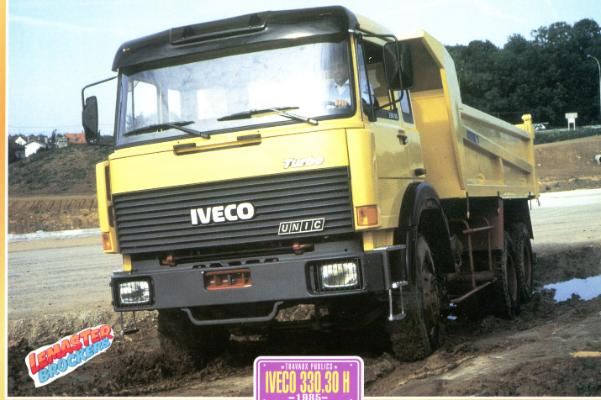 FICHE COLLECTION IVECO 330.30H 1985 - FICHES CAMION