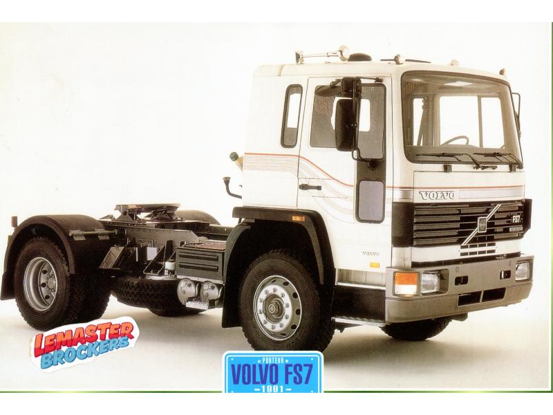 FICHE TECHNIQUE CAMION VOLVO FS7 1991 - FICHES CAMION