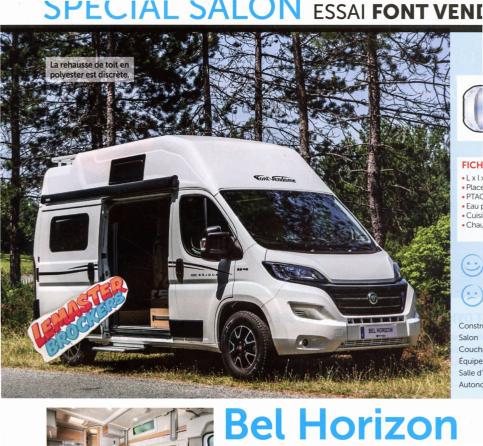 ESSAI FONT VENDÔME BEL HORIZON FIAT DUCATO 2.2 140CH
