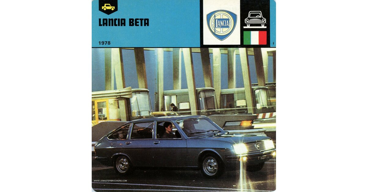FICHE LANCIA BETA 1978 - AUTO / MOTO (BROCHURES & FICHES)/FICHES AUTO ...