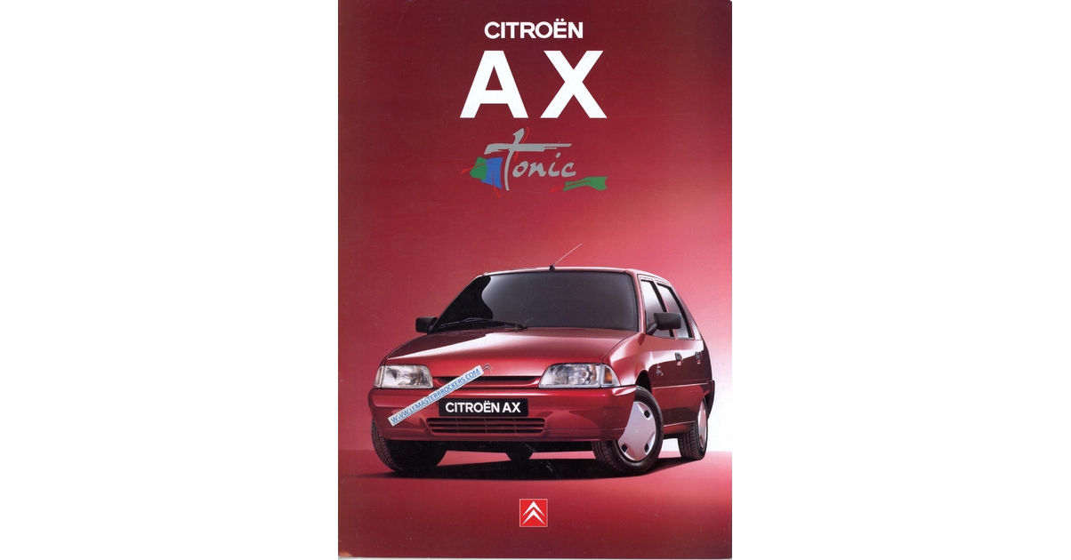 CITROEN AX TONIC 1995 - BROCHURES AUTO