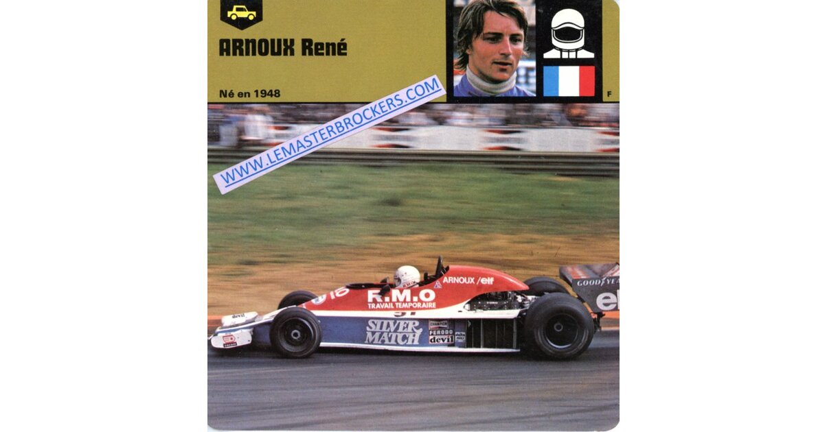 Rene Arnoux Vie Privee