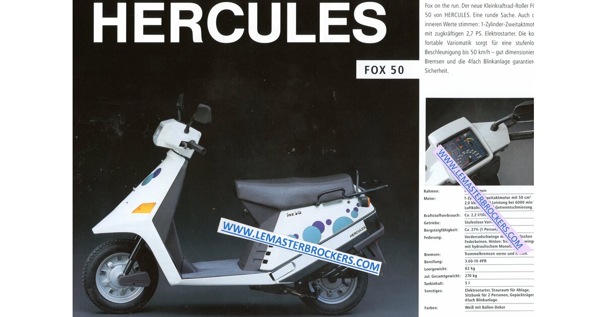 SCOOTER HERCULES FOX 50
