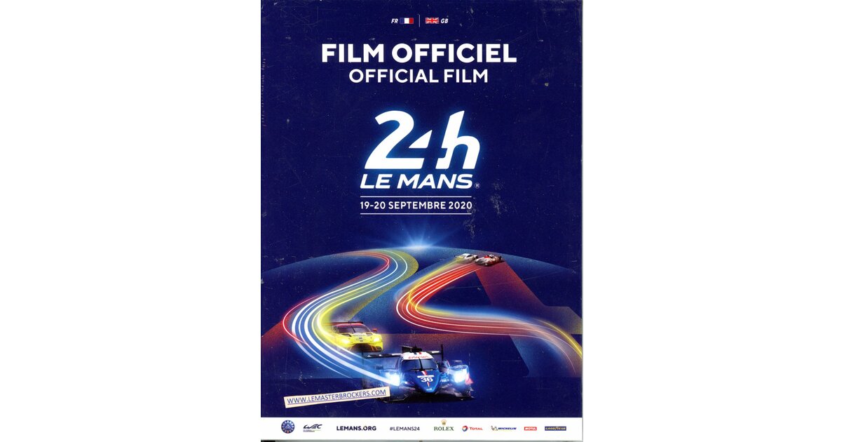 DVD 24H LE MANS SEPTEMBRE 2020 FILM OFFICIEL