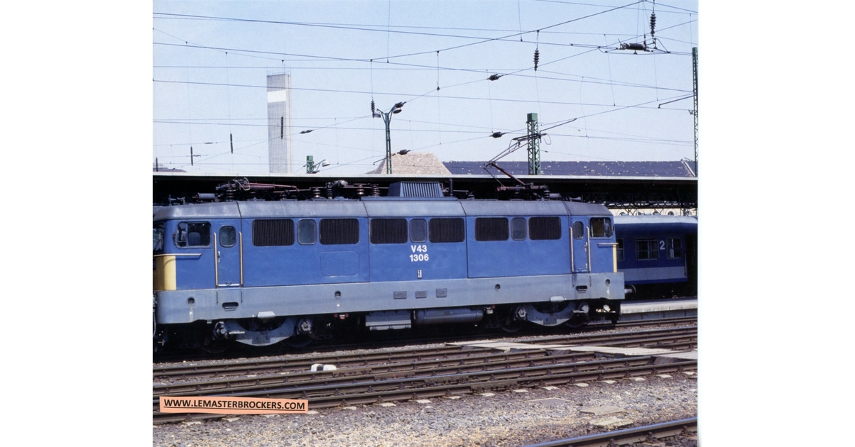 LOCOMOTIVE BOBO SERIE V43 HONGRIE 1962 - FICHE CARTE CARACTÉRISTIQUES ...