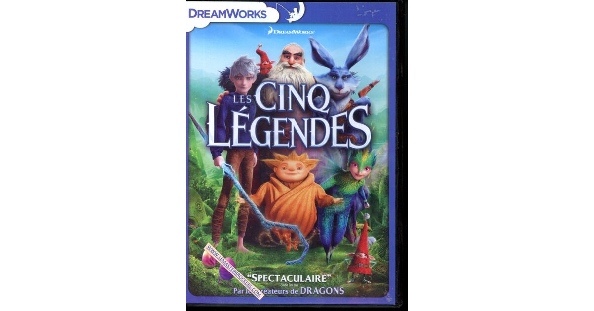 DVD LES CINQ LEGENDES - PETER RAMSEY