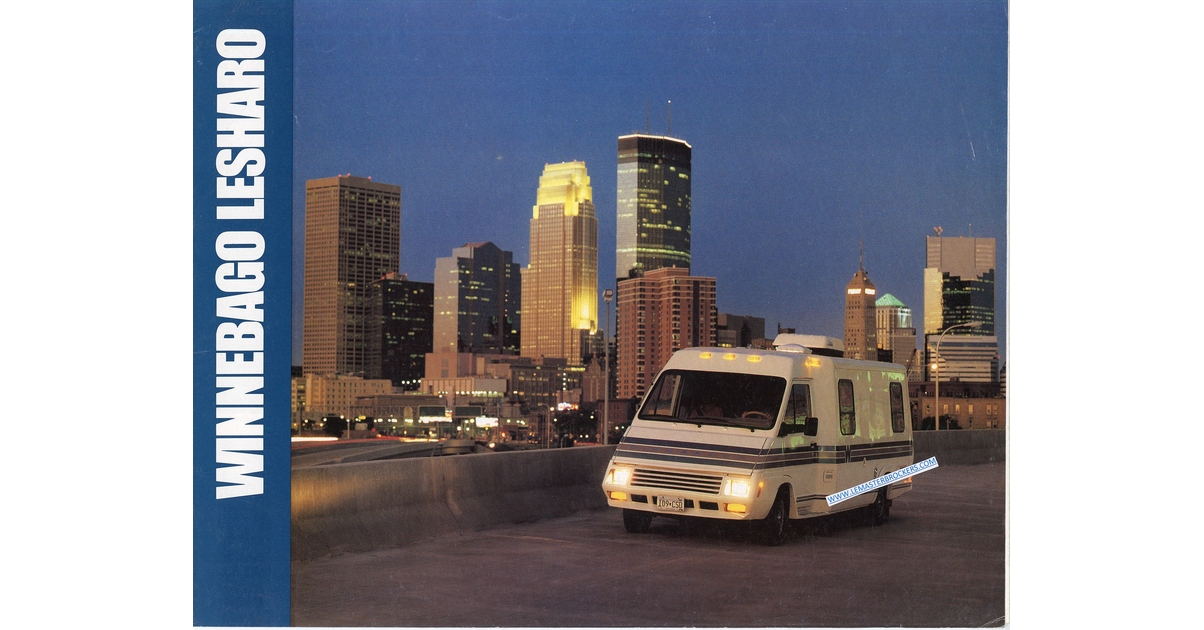 BROCHURE MOTORHOME WINNEBAGO LESHARO - PUB CAMPING-CAR