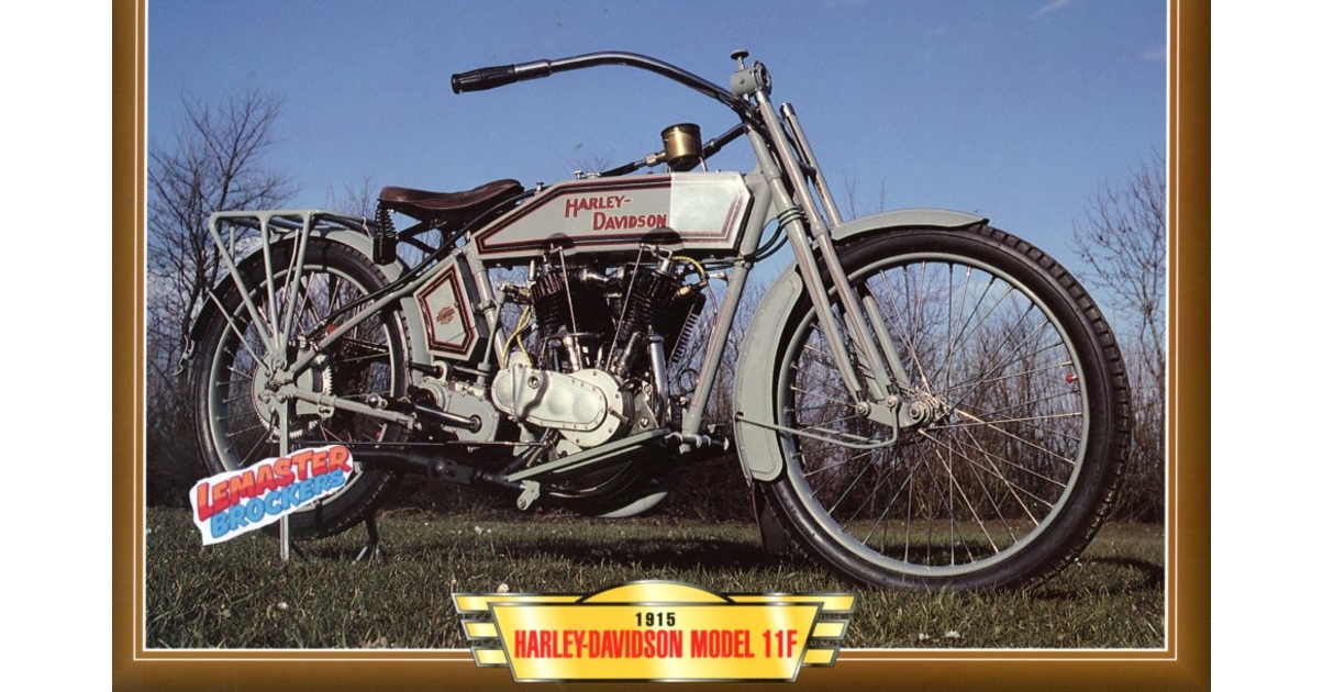 FICHE MOTO HARLEY-DAVIDSON 11F 1915
