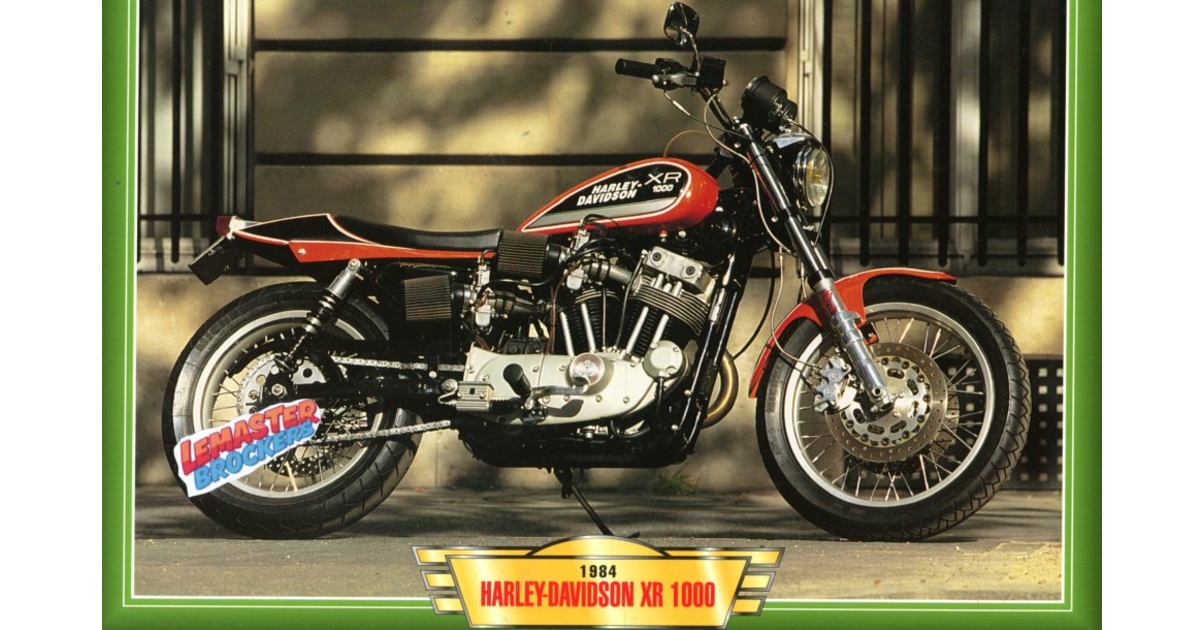 FICHE MOTO HARLEY-DAVIDSON 1000 XR 1984