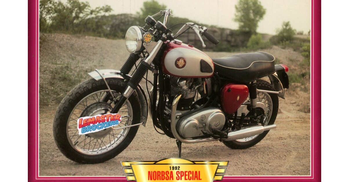 FICHE MOTO NORBSA SPECIAL 1992