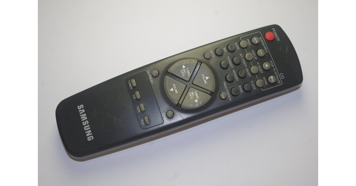 SAMSUNG TÉLÉCOMMANDE ORIGINAL - POWER TUNER CD TAPE AUX - OBJETS ...