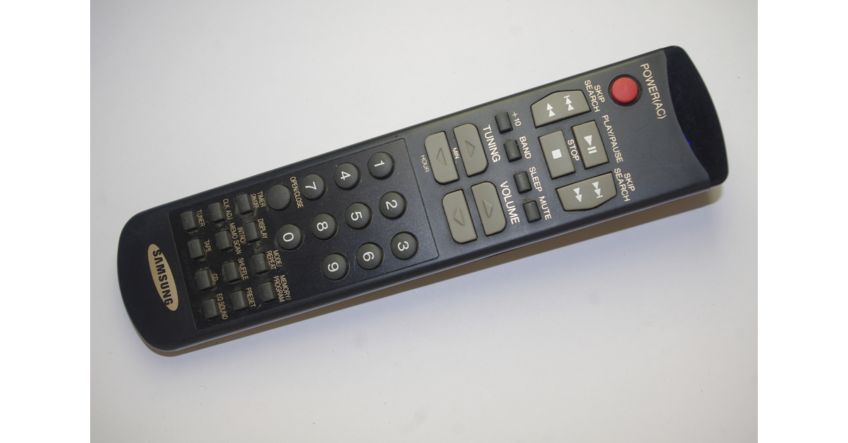 TÉLÉCOMMANDE SAMSUNG ORIGINAL - OBJETS & VINTAGE/TÉLÉCOMMANDES ...