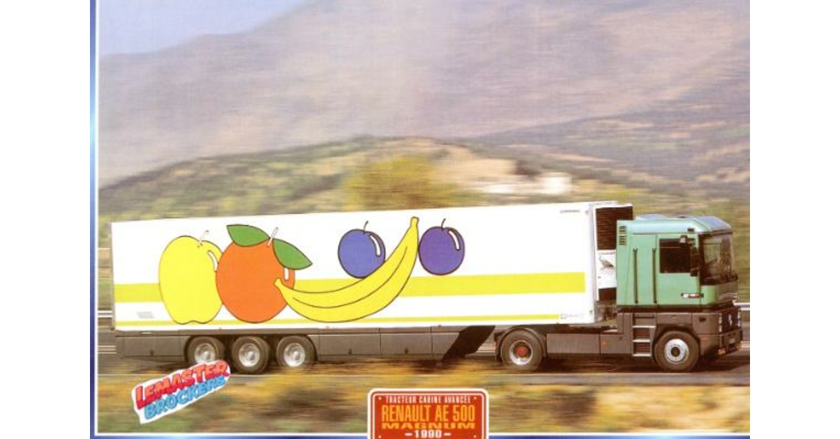 FICHE COLLECTION RENAULT AE 500 MAGNUM 1990 - FICHES CAMION