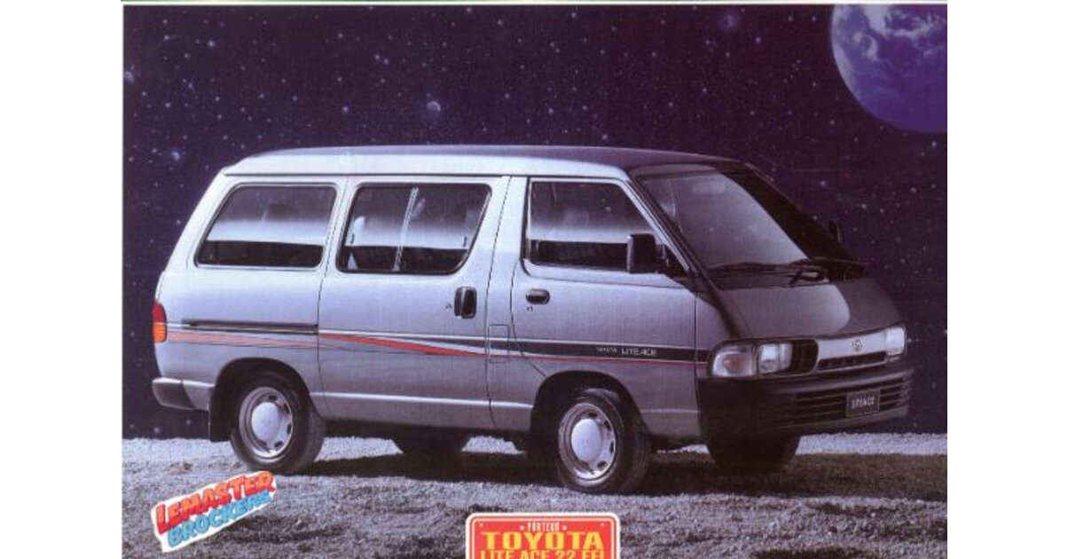 FICHE COLLECTION TOYOTA LITE-ACE 22 EFI 1992