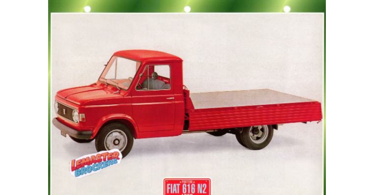 FICHE COLLECTION FIAT 616 N2 1968 - FICHES CAMION