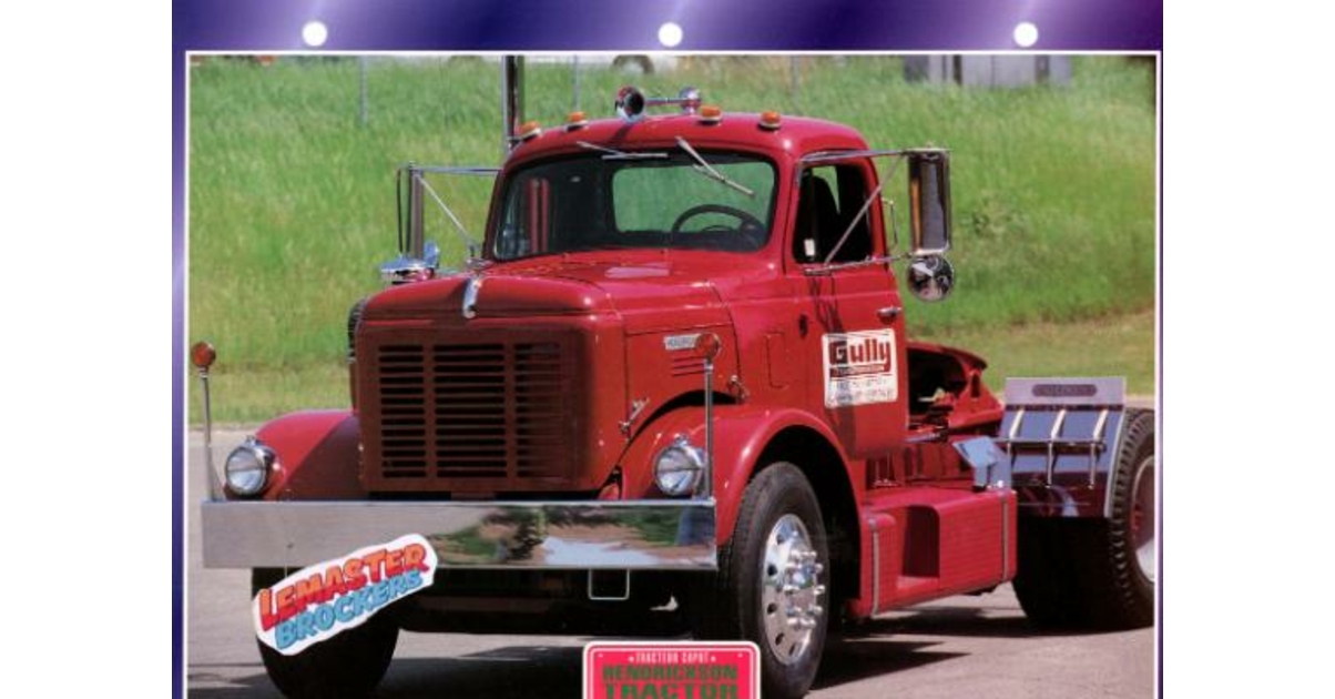 FICHE TECHNIQUE CAMION HENDRICKSON TRACTOR 1953