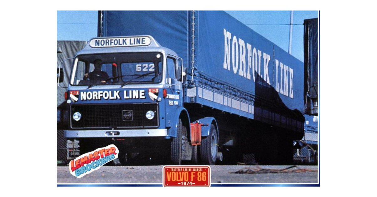 FICHE TECHNIQUE CAMION VOLVO F 86 1974 - FICHES CAMION
