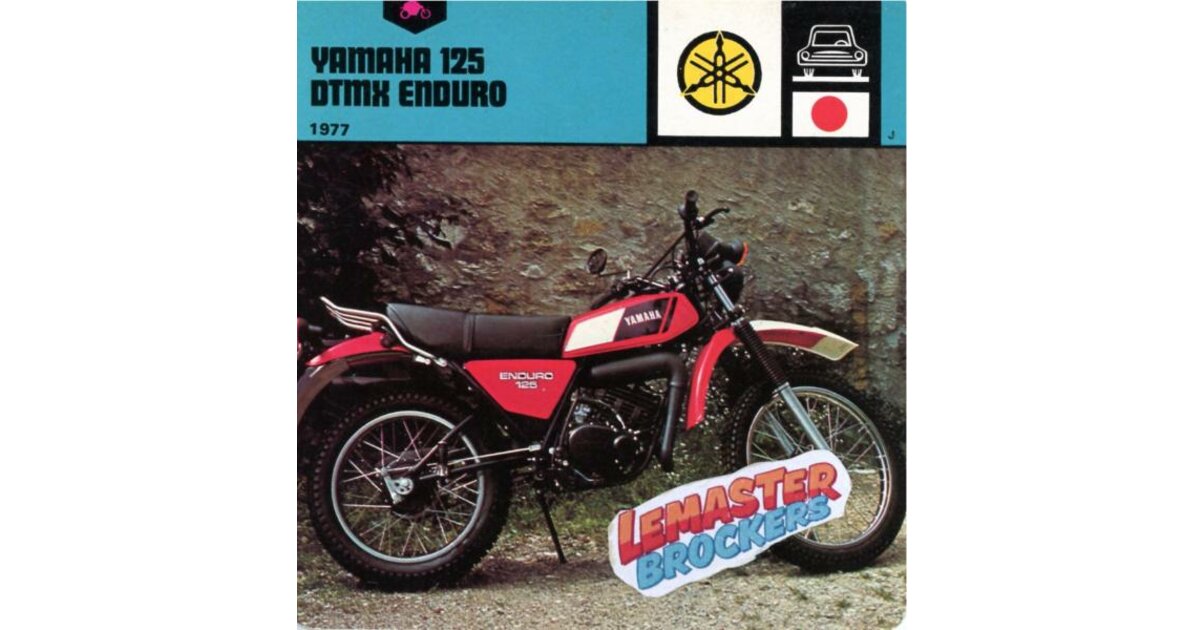 Yamaha Dtmx 125 Fiche Technique 1