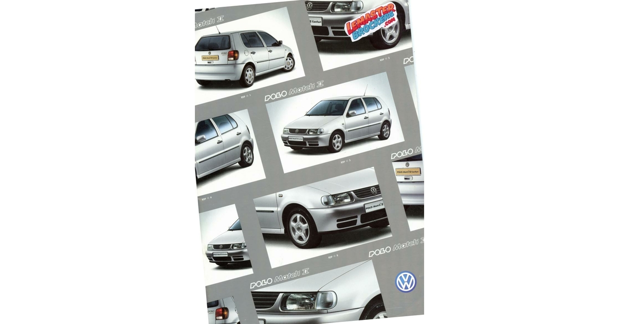 BROCHURE VOLKSWAGEN POLO MATCH II - BROCHURES AUTO