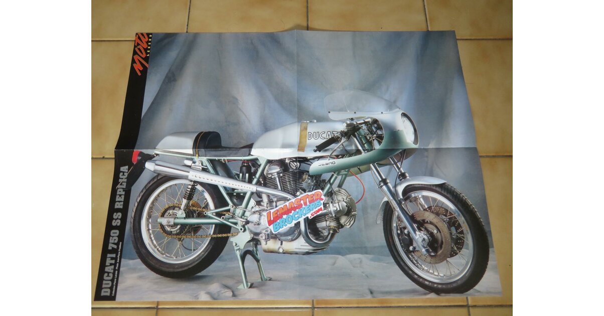 POSTER MOTO DUCATI 750 SS REPLICA - POSTERS MOTO