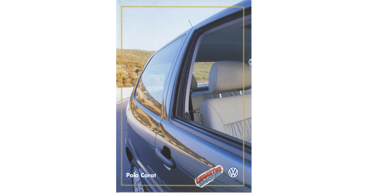 BROCHURE VW POLO CARAT 75 CH 1998 - BROCHURES AUTO
