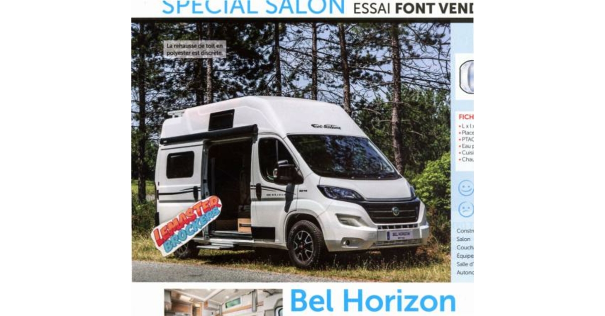ESSAI FONT VENDÔME BEL HORIZON FIAT DUCATO 2.2 140CH