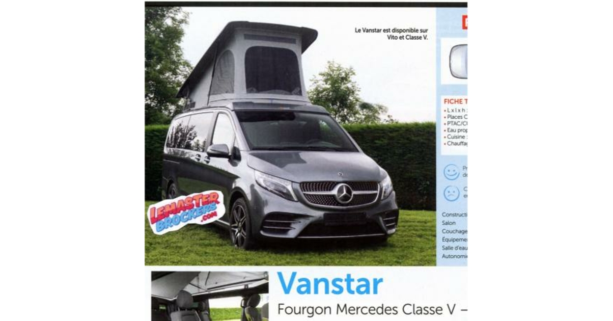 ESSAI VANSTAR MERCEDES VITO ET CLASSE V 163CH