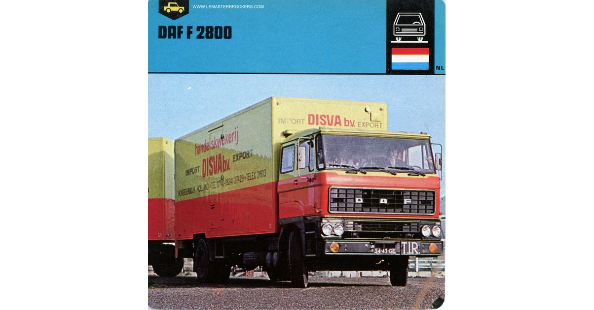 FICHE CAMION DAF F2800 - TRANSPORTS & TECHNIQUE/FICHES CAMION ...