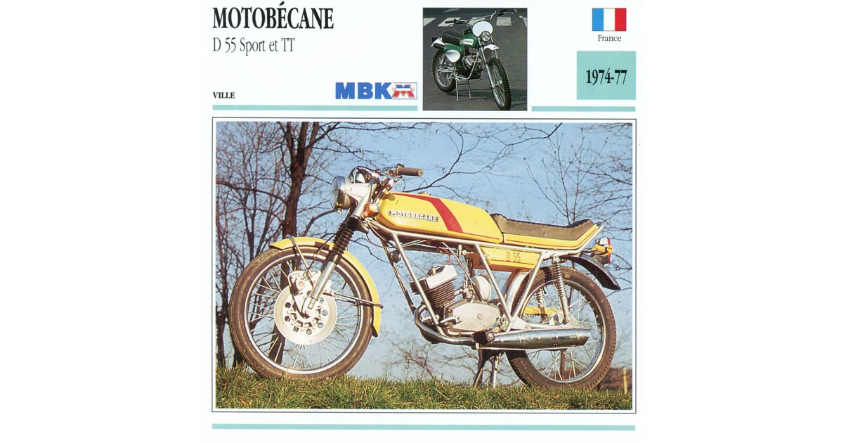 Fiche Technique Motobecane 51 | Mbk 51 Ancien Modèle – ALTSML