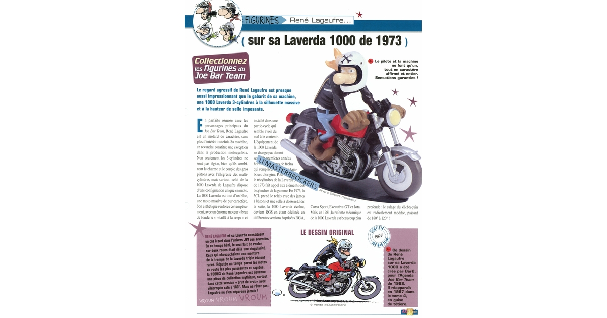 LAVERDA 1000 1973 JOE BAR TEAM RENÉ LAGAUFRE - FICHE MOTO - AUTO / MOTO ...