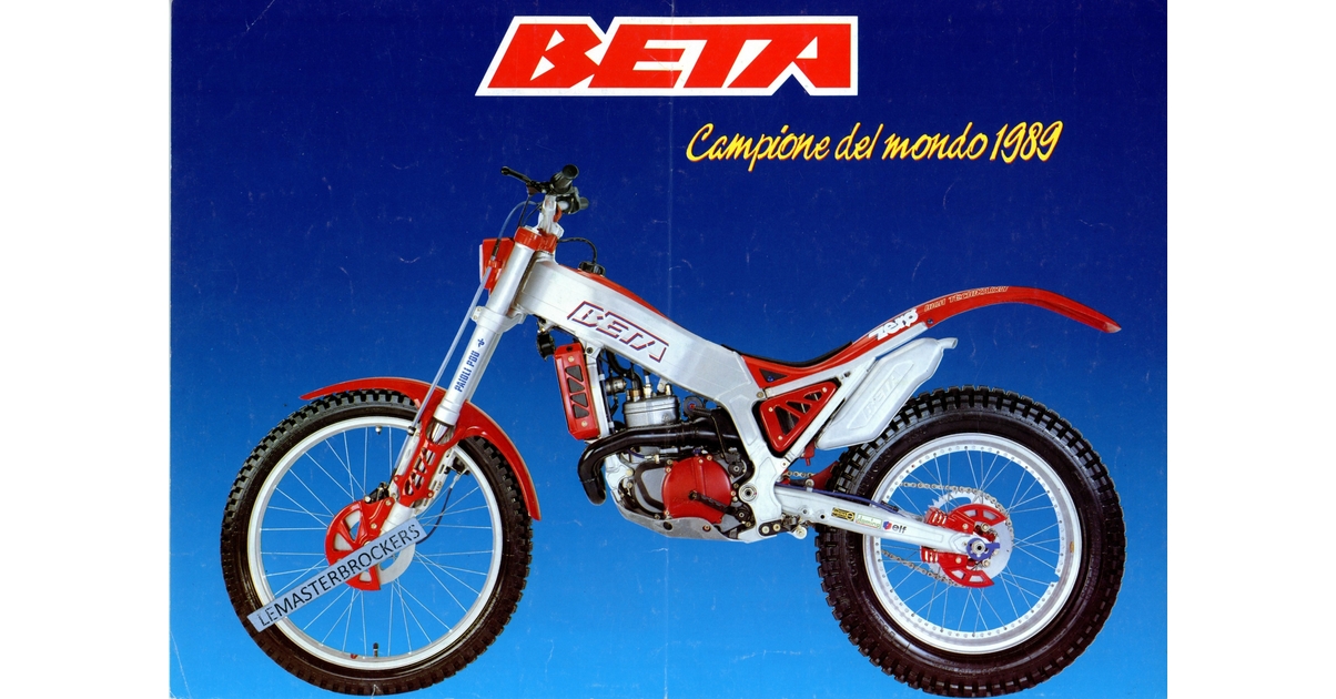 BETA ZERO 260 240 - PROSPECTUS MOTO BETA TRIAL - BROCHURES MOTO